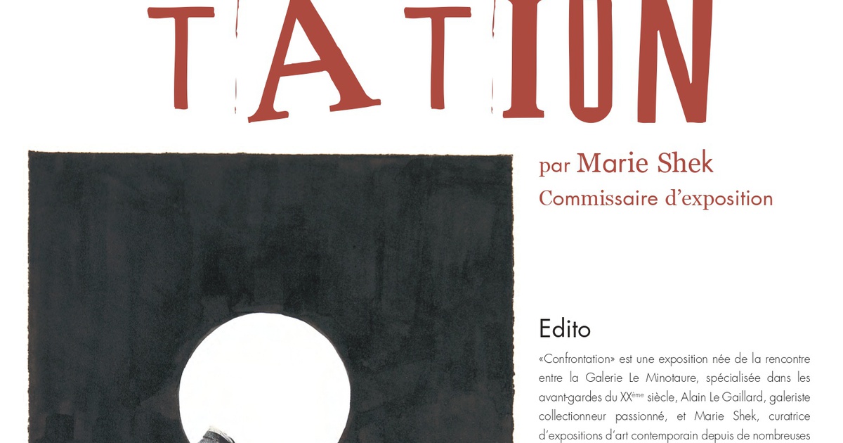 Publication: Confrontation - Éditions Le Minotaure | Judit Reigl